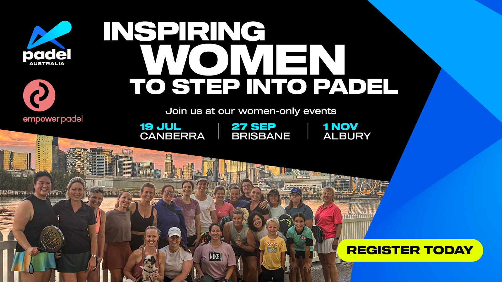 Empower Padel Australia Events | Padel Australia